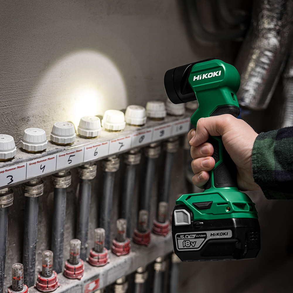 Hikoki UB18DEW4Z 18V Swivel Torch | Hikoki Torches & Lighting | ITS.co.uk