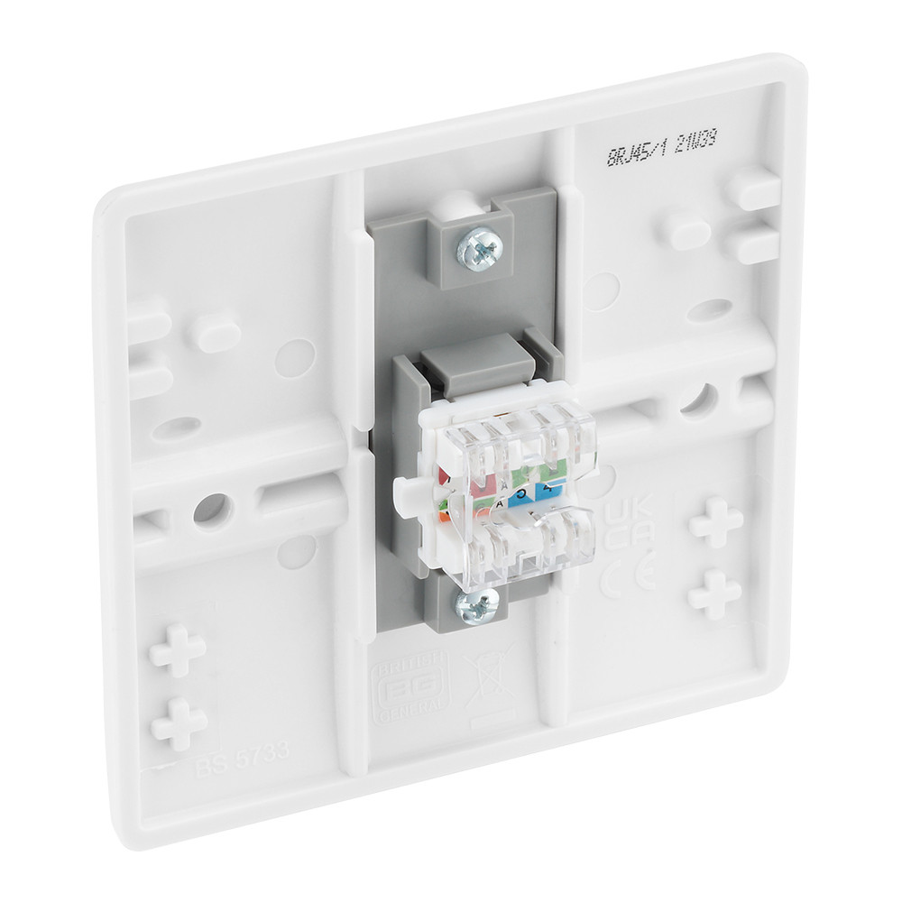 BG Electrical 800 Series RJ45 Single Ethernet Socket | BG Sockets ...