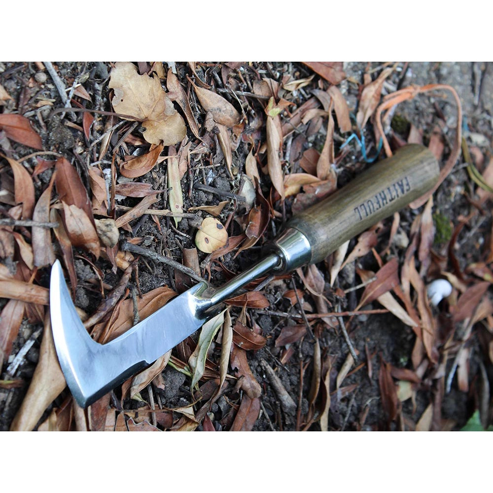Faithfull Prestige Stainless Steel Hand Patio Knife Ash Handle ...