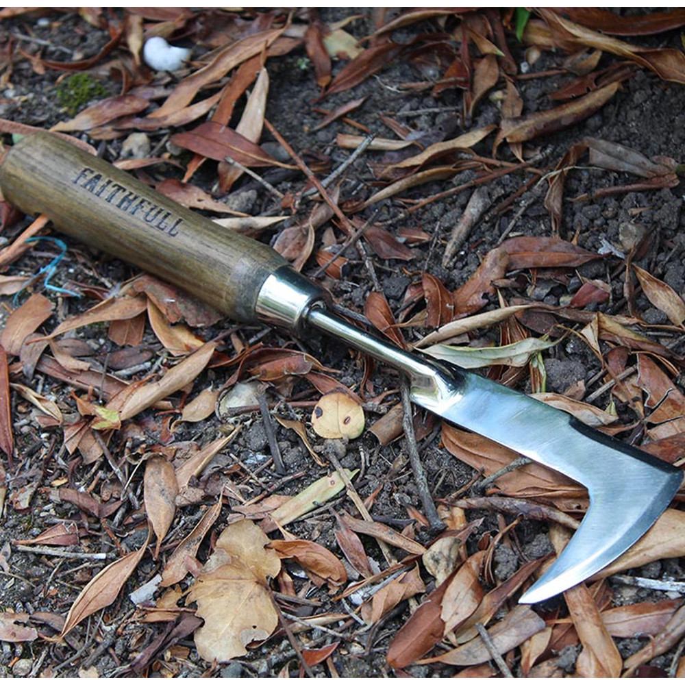 Faithfull Prestige Stainless Steel Hand Patio Knife Ash Handle ...
