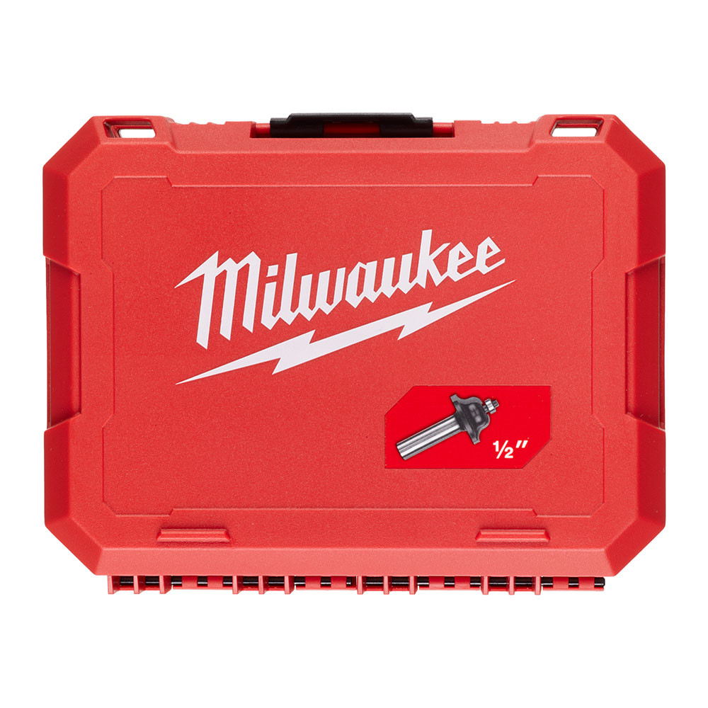 Milwaukee 6 Piece 12.7mm/1/2'' Router Bit Set | Milwaukee Router Cutter ...