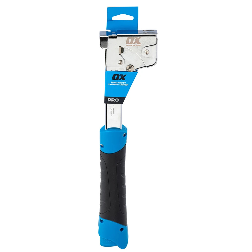 OX Pro Heavy Duty Hammer Tacker | OX Tools Staple Guns | ITS.co.uk