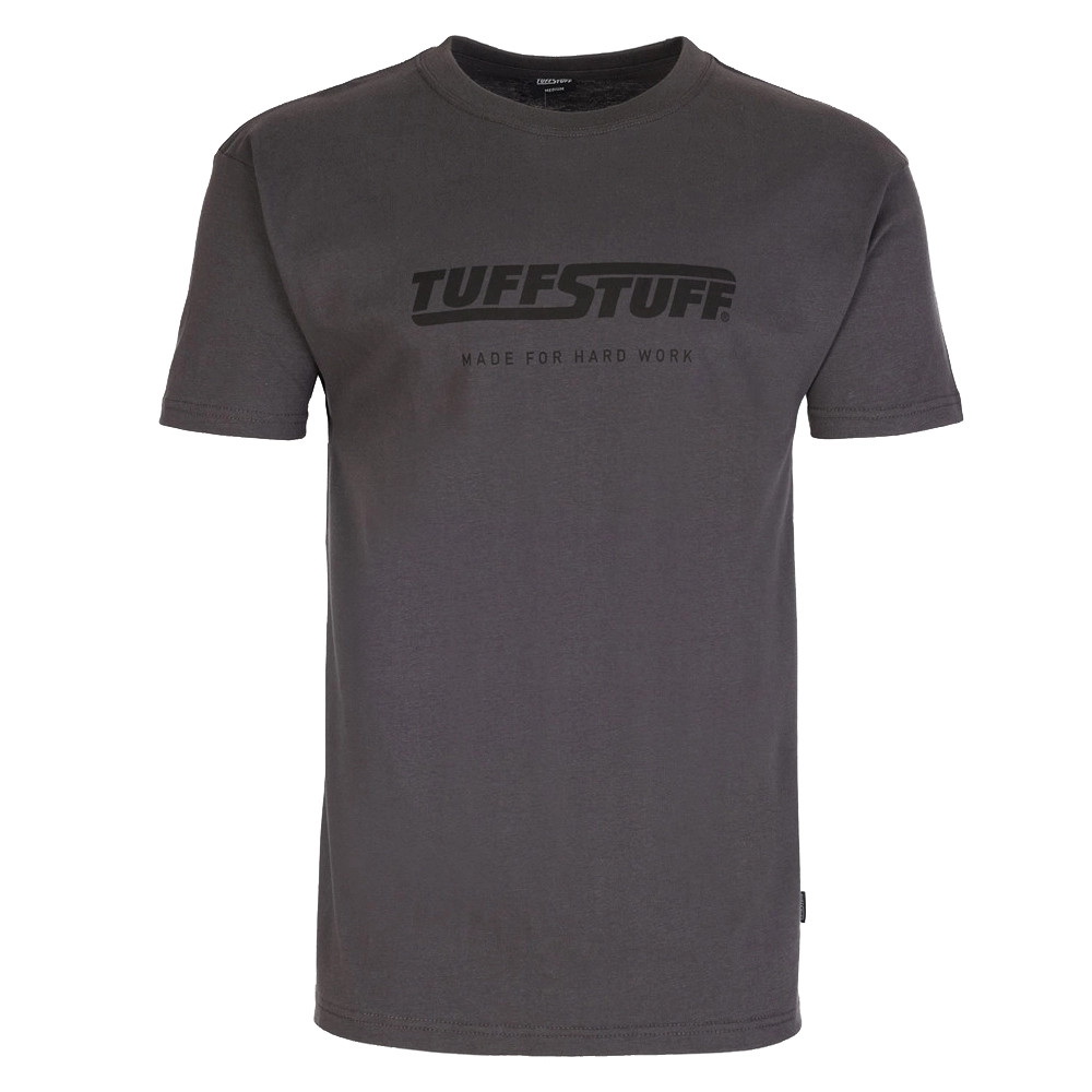 TuffStuff Logo T-Shirt - Grey | TuffStuff Work T-Shirts | ITS.co.uk