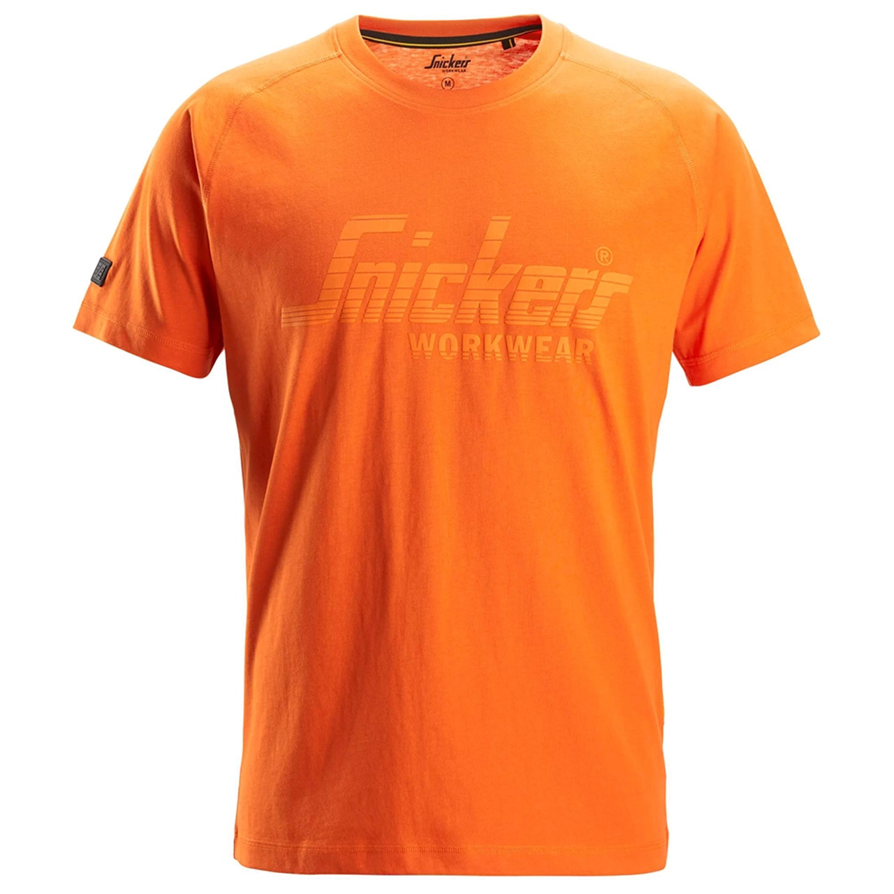 Snickers 2590 Logo T-Shirt - Warm Orange | Snickers Work T-Shirts | ITS ...