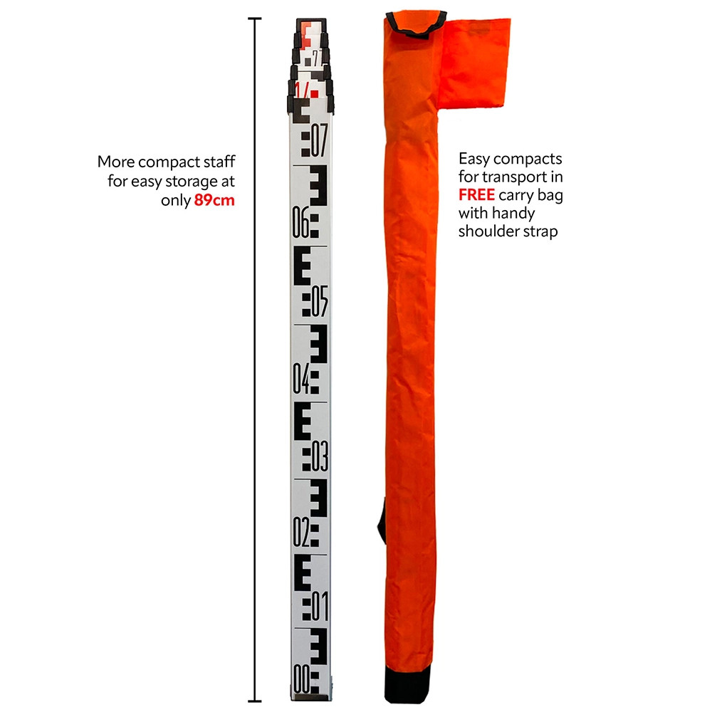 Tradetuff 4m Compact Laser Staff - ITS