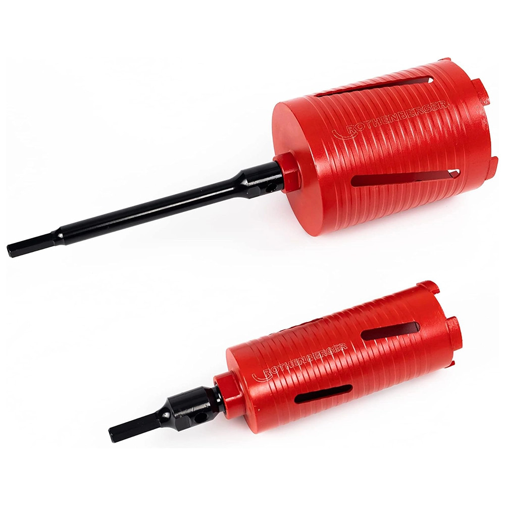 Rothenberger 12 Piece Dry Diamond Core Drill Set | Rothenberger Diamond ...