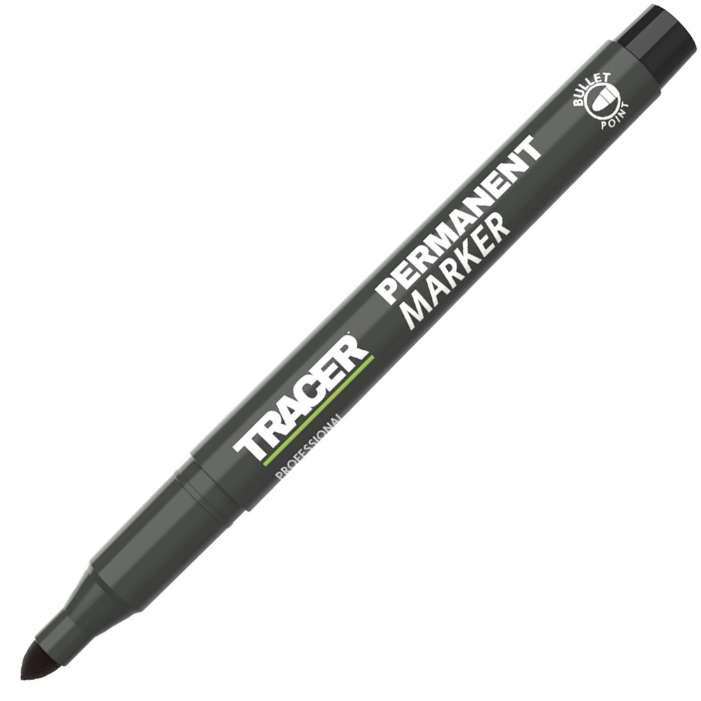 Tracer Permanent Construction Marker - Black | Tracer Permant Markers ...