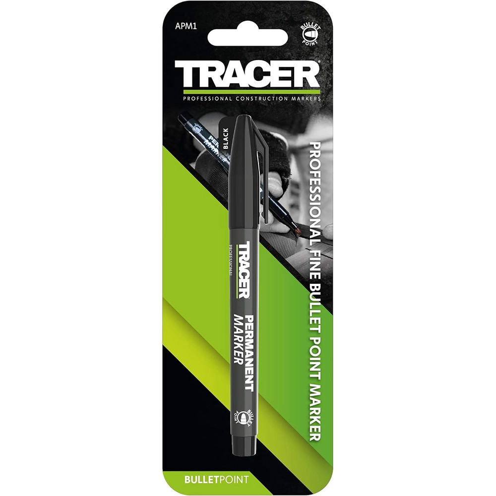 Tracer Permanent Construction Marker - Black | Tracer Permant Markers ...