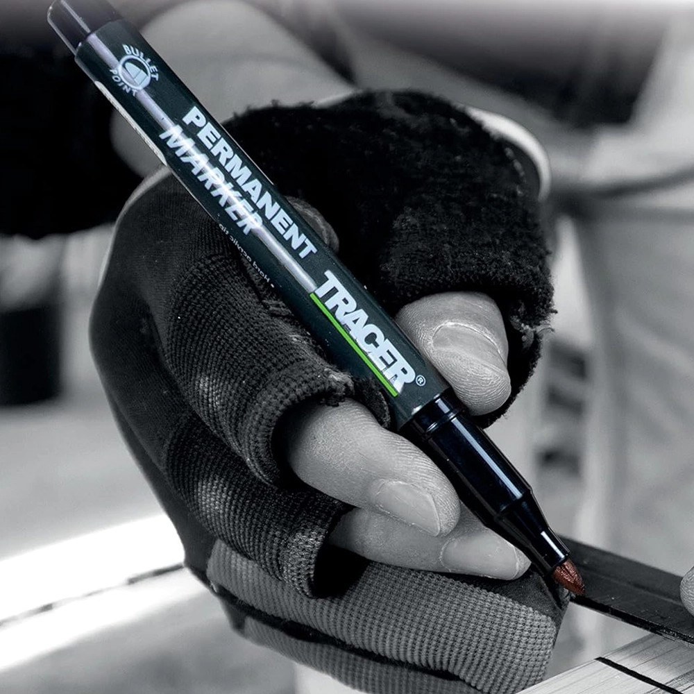 Tracer Permanent Construction Marker - Black | Tracer Permant Markers ...