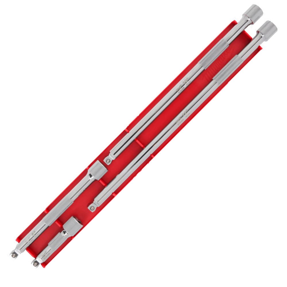 Milwaukee 4 Piece 1/4" Drive Wobble Extension Set | Milwaukee Socket ...