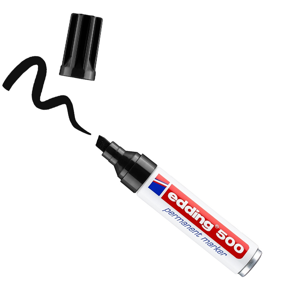 Edding 500 Permanent Marker - Black | edding Permant Markers & Marker ...