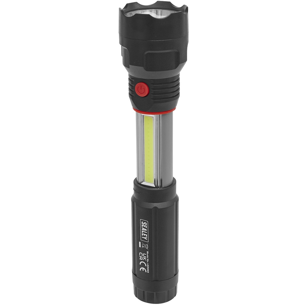 Sealey Torch/Inspection Light 3W COB & 3W LED | Sealey Site Lighting ...