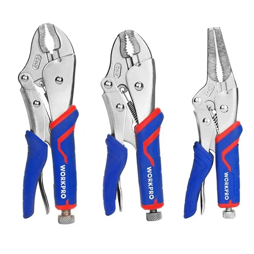 WORKPRO WP201003 3 Piece CR-V Locking Pliers Set - ITS