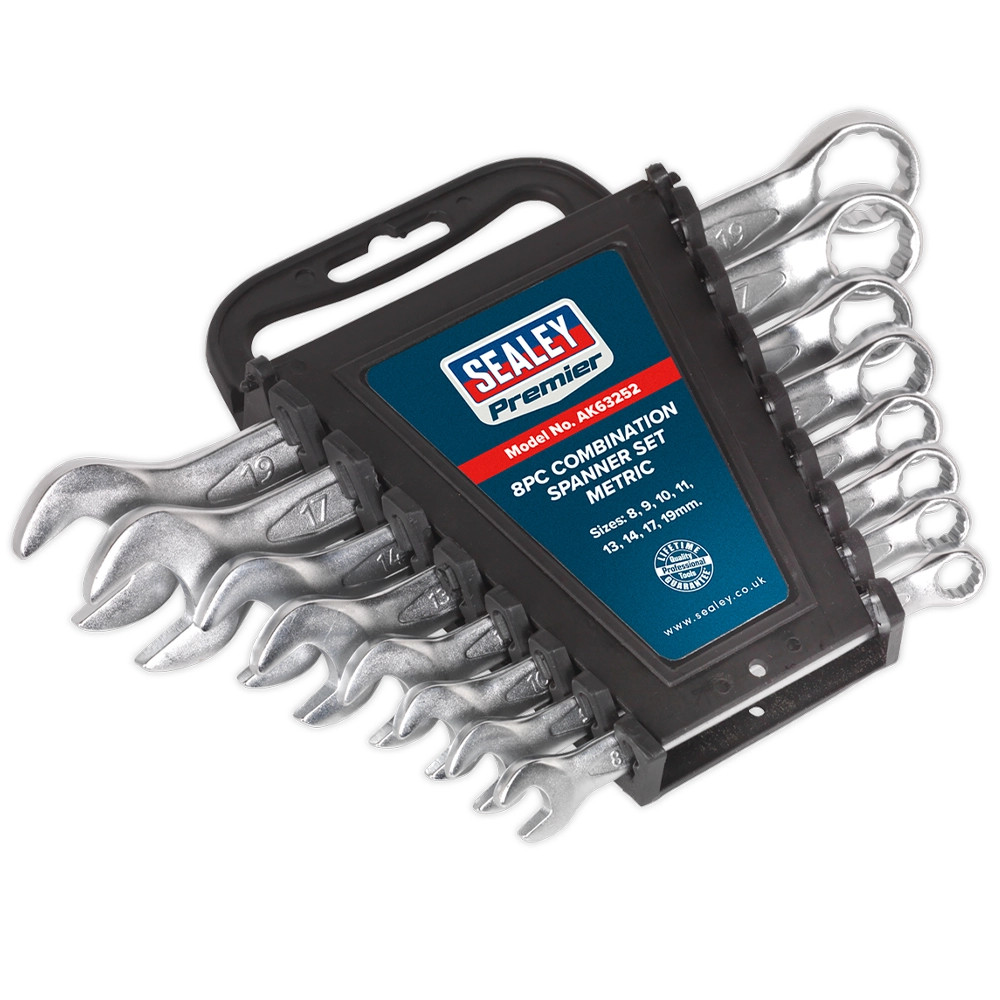 Sealey Premier 8 Piece Combination Spanner Set - ITS