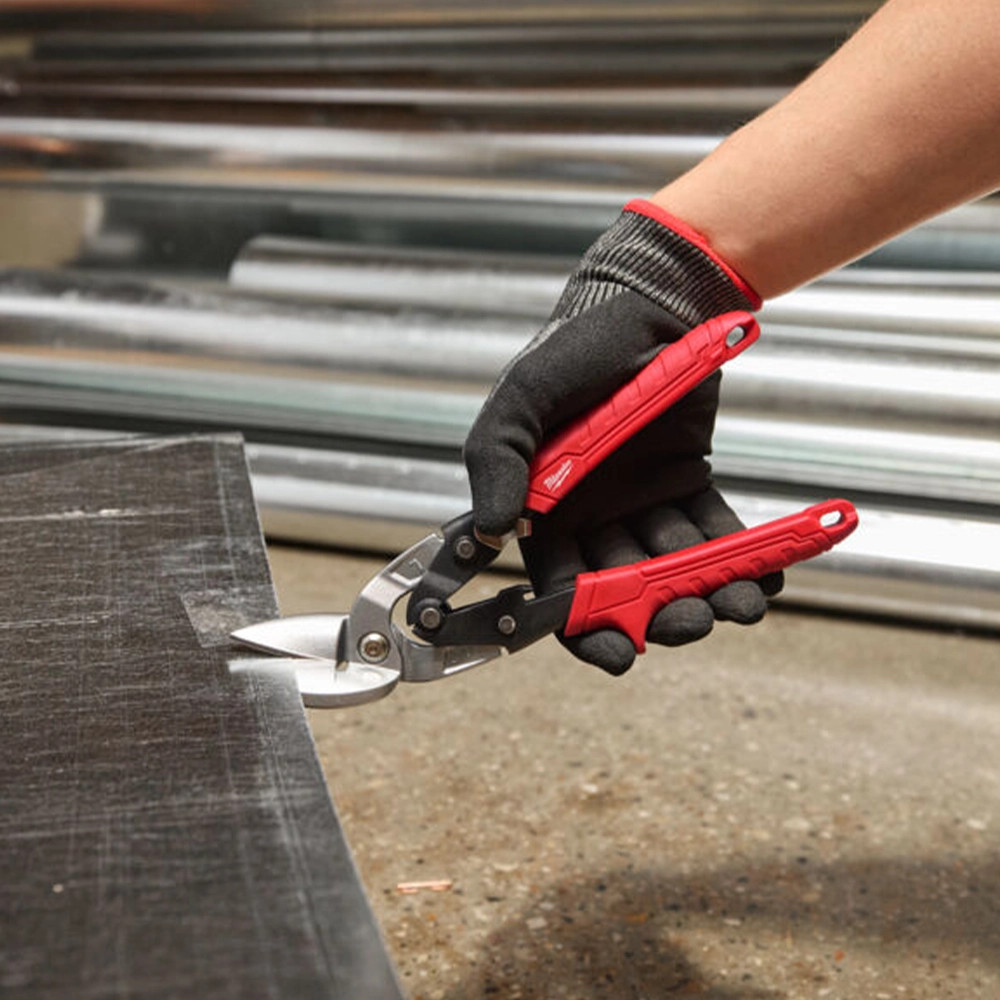 Milwaukee Left Cutting Offset Aviation Snips - ITS