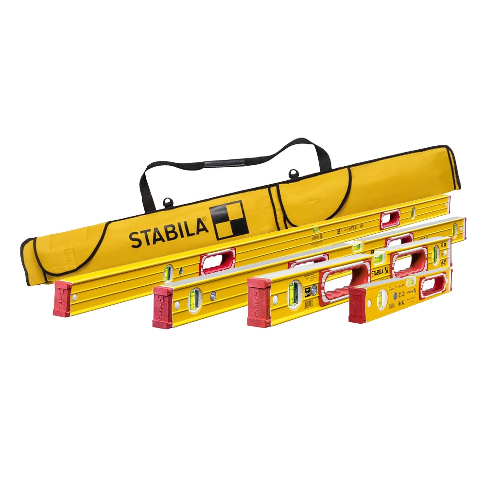 Stabila Super Spirit 196-2 Level Set (400mm, 610mm, 1220mm & 2000mm) - ITS
