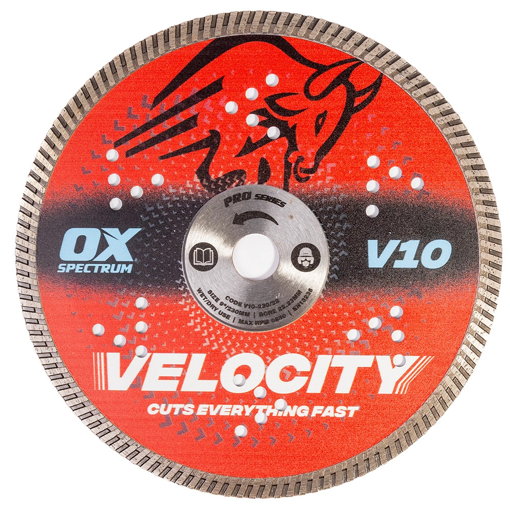 OX Pro V10 300mm x 20mm Concrete Diamond Blade - ITS