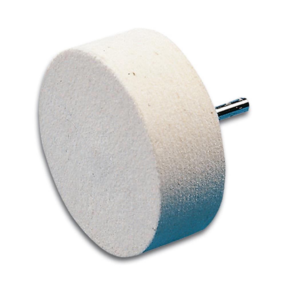 Bohle Felt Polishing Bob - White 80mm x 30mm | ITS.co.uk|