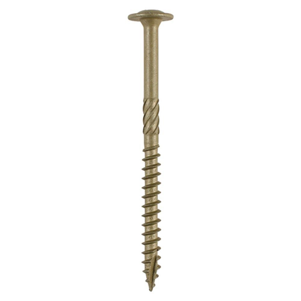 Timco 6.7 x 150mm In-Dex Timber Screw Wafer Head Green Organic - Box of ...