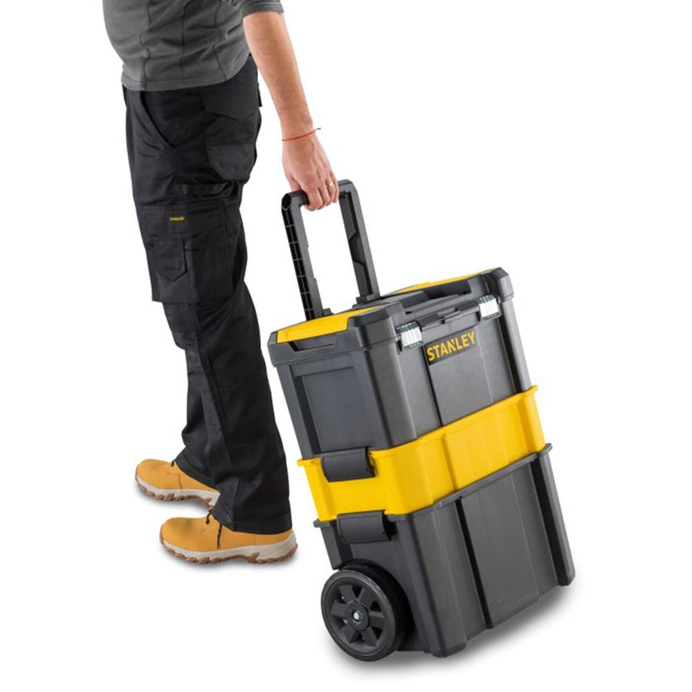 Stanley Essential 3-Tier Modular Rolling Workshop - STST1-80151 ...
