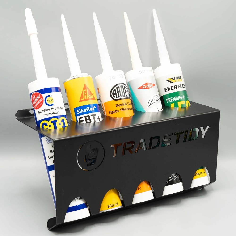 Trade Tidy Silicone Tube Holder - Black | Trade Tidy Van Shelving ...