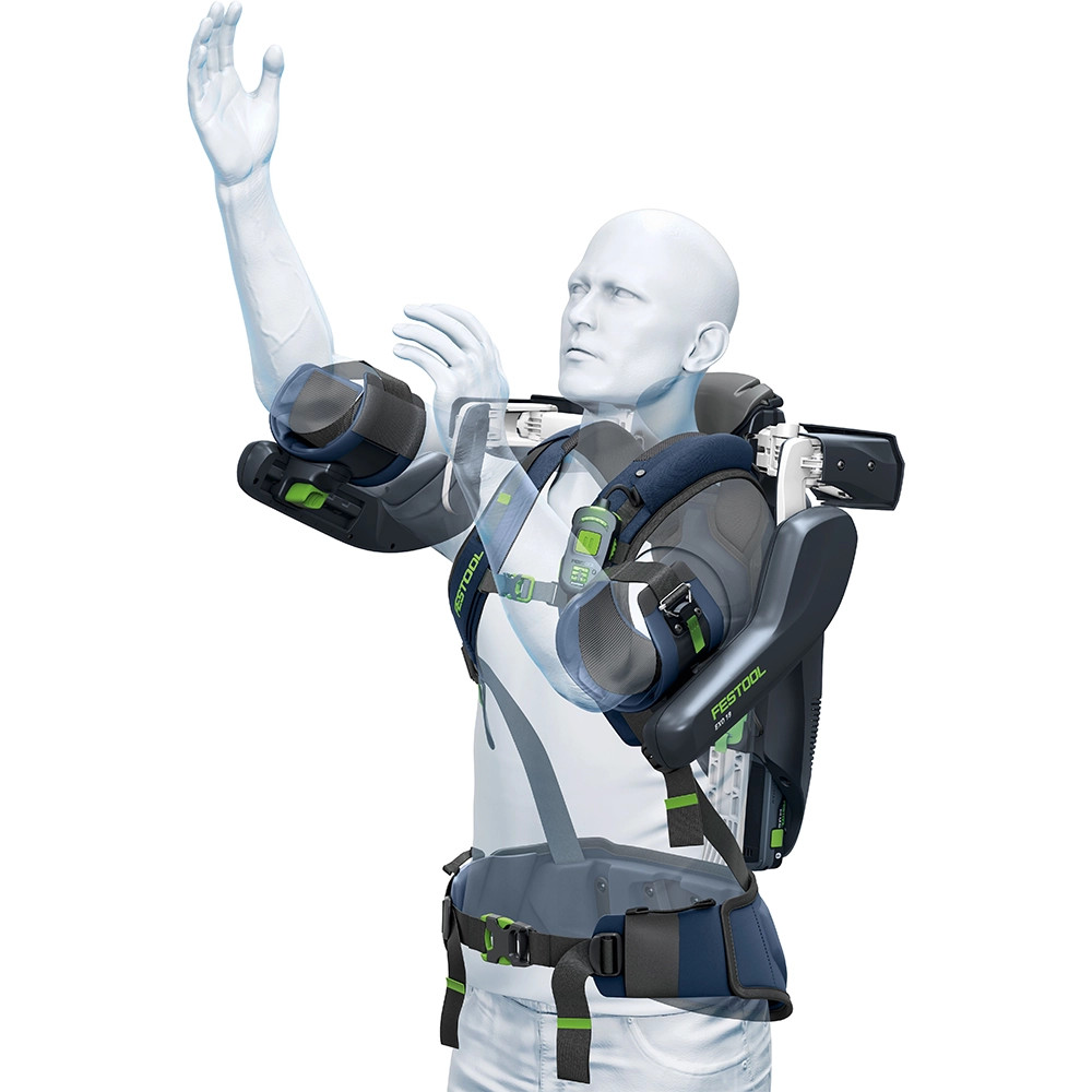 Festool 577811 ExoActive EXO 18 Exoskeleton, 2x 4.0Ah HighPower Battery ...
