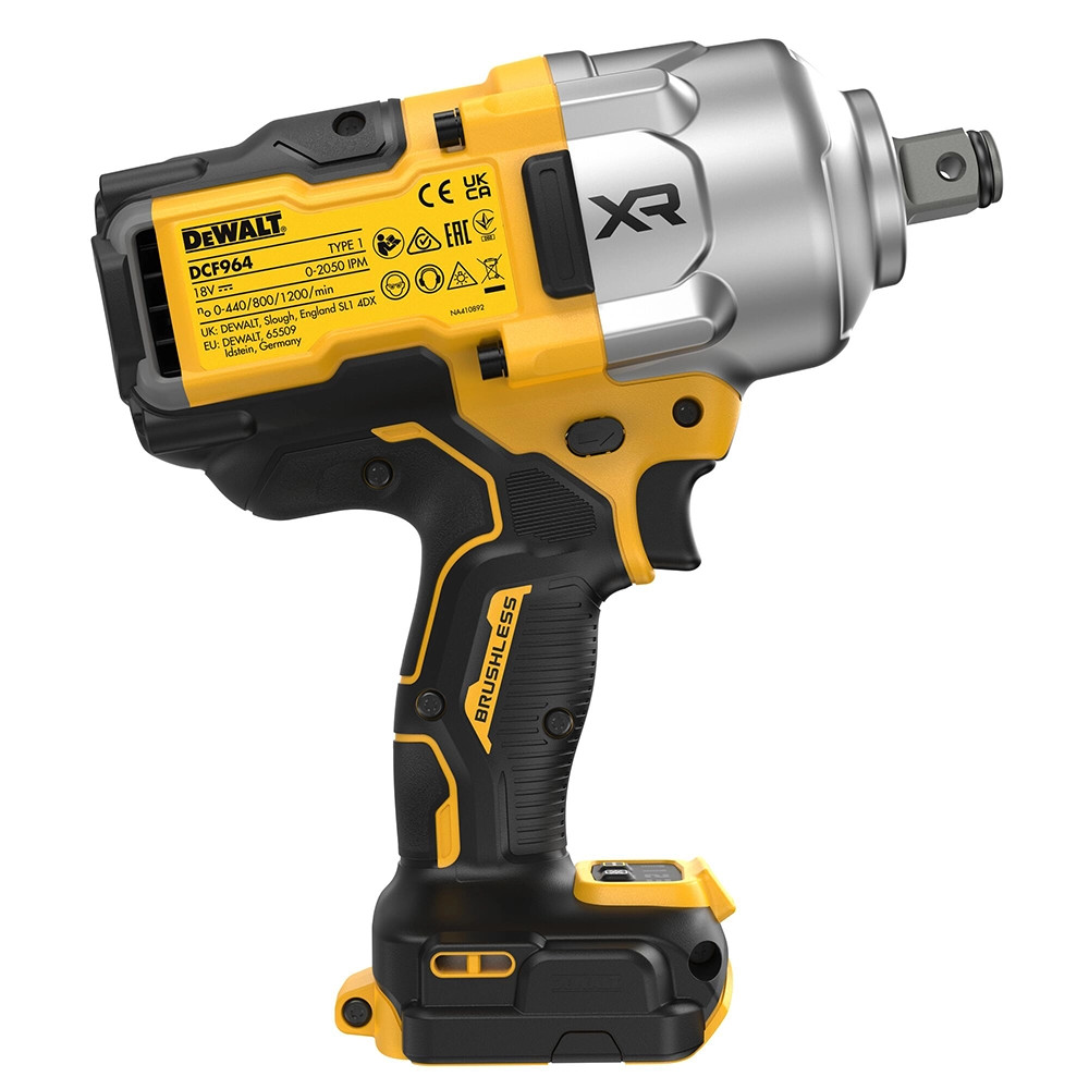 Dewalt DCF964N-XJ 18V 3/4'' High Torque Impact Wrench with Hog Ring ...