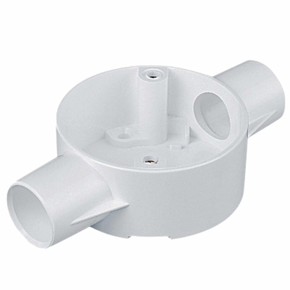 Centaur 25mm uPVC Conduit Through Box White - Pack of 2 | Centaur ...