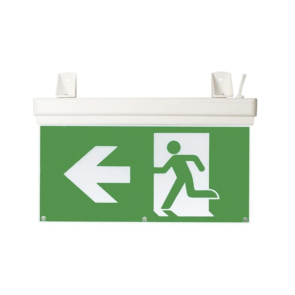 EMCO LED Emergency Exit Sign 4 Mounting Options - Left Arrow | EMCO ...