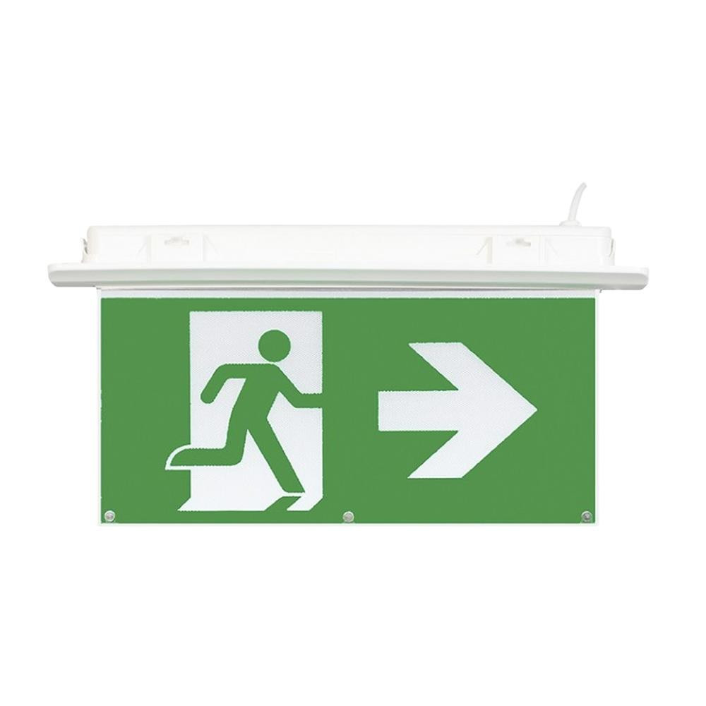 EMCO LED Emergency Exit Sign 4 Mounting Options - Right Arrow | EMCO ...