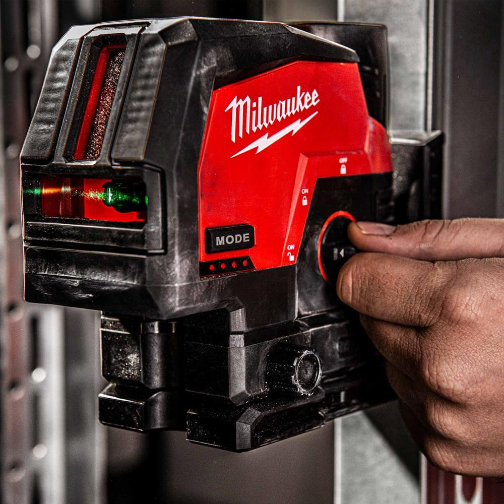 Milwaukee M12 CLLP-0 12V Green Cross Line 2 Plane Laser | Milwaukee ...