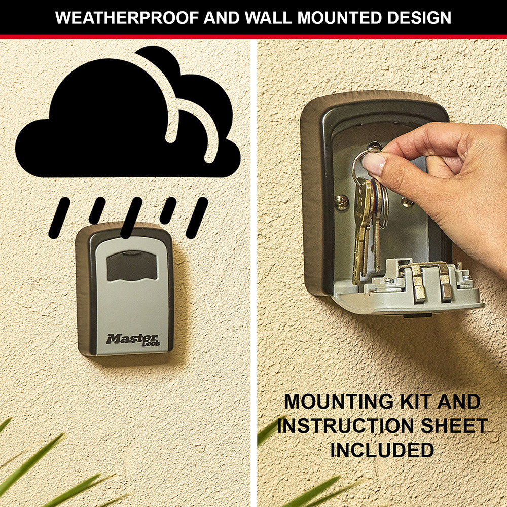 Master Lock Wall Mounted Key Storage Security Box | Master Lock Safes ...