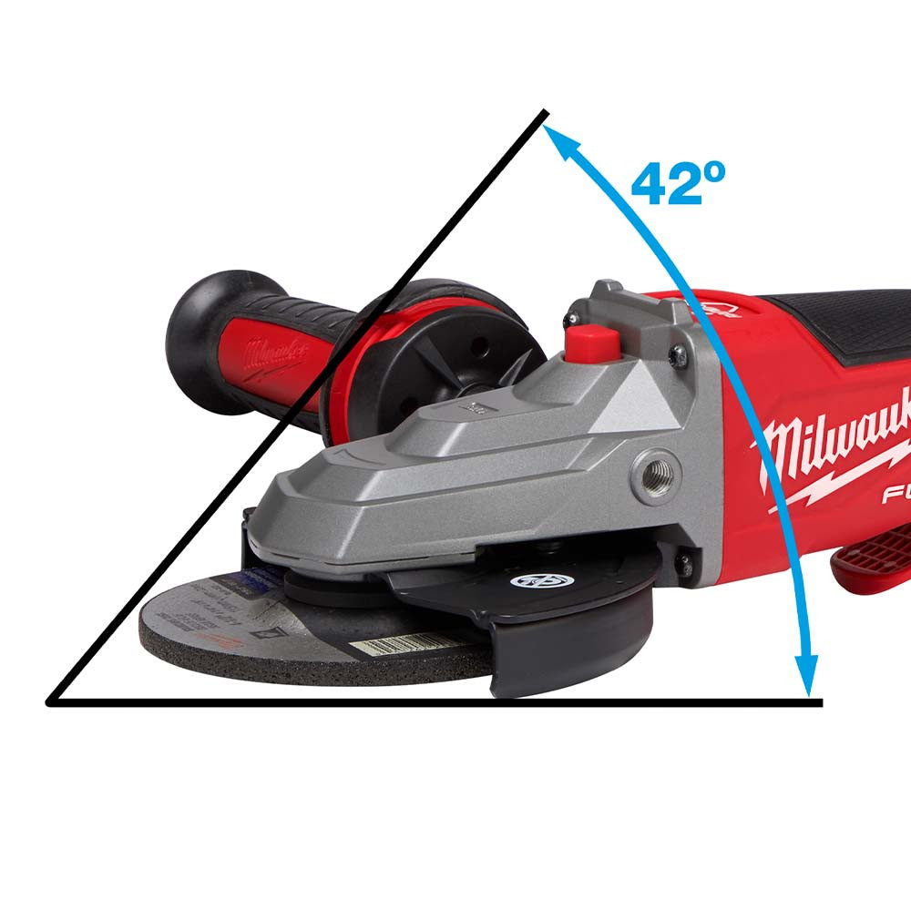 Milwaukee M18 FSAGF125XPDB-0X 18V 125mm Flat Head Angle Grinder with ...