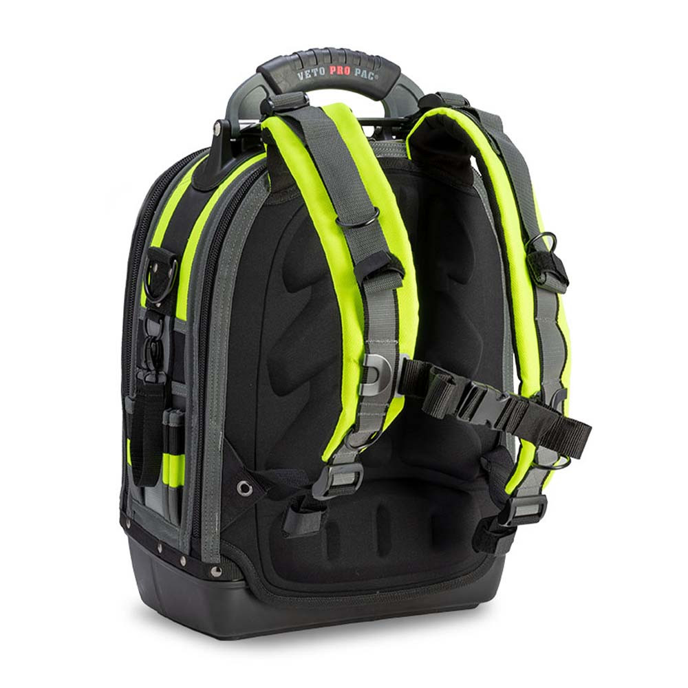 Veto Pro Pac Tech Pac Hi-Viz Yellow Backpack Tool Bag | Veto Pro Pac ...