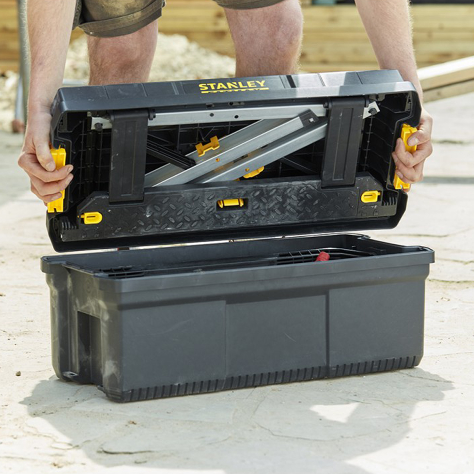 Stanley 810831 Work Step Tool Box | ITS.co.uk|