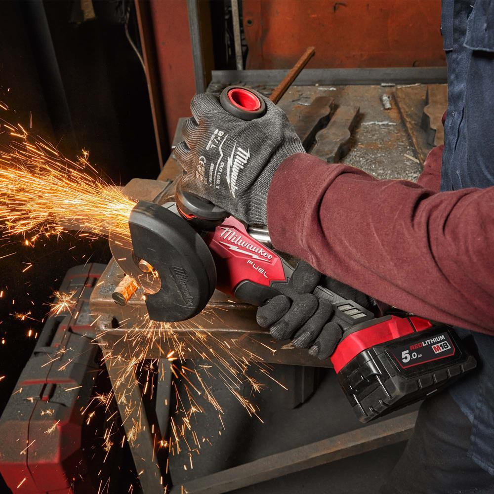 Milwaukee M18 FSAG115X-0 18V FUEL Brushless 115mm Angle Grinder - Body ...