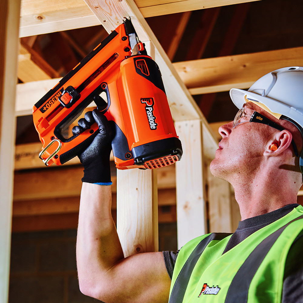 Paslode IM350+ LITHIUM 7.2V Gas First Fix Framing Nail Gun & Case ...