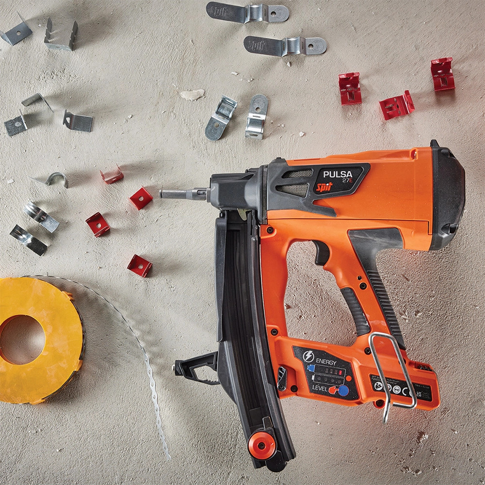 Spit Pulsa 27E Electrician’s Starter Nail Gun Kit 2.0, Fixings, 2x ...