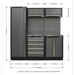 Sealey APMSSTACK02SS Superline PRO Storage System with Stainless Steel ...