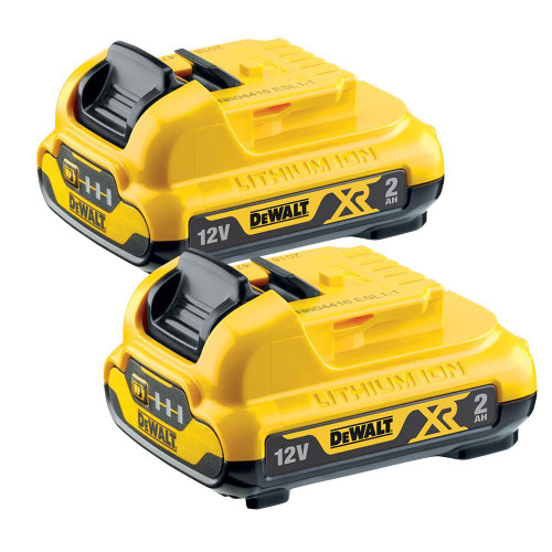 Dewalt DCF601D2 12V Compact Screwdriver with 2x 2.0Ah Batteries ...