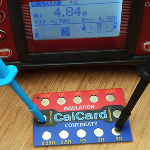 Calcard NICEIC Calibration Checkbox card - ITS