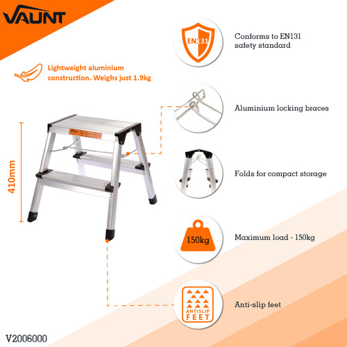 Vaunt Aluminium Step Up Stool