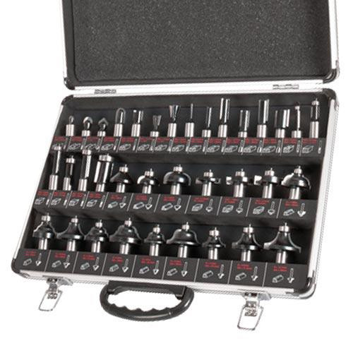 Trend SET/SS35X1/2TC 35 Piece 1/2'' Shank Cutter Set | Trend Router ...
