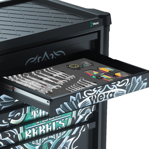 Wera 94 Piece '9700' Tool Roller Cabinet With Hand Tools And ...