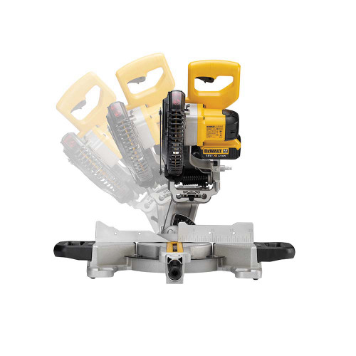 Dewalt DCS365 18V 184mm Sliding Mitre Saw & DE7023 Universal Extendable ...