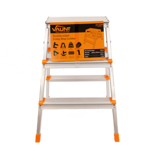 Vaunt 3 Tread Step Stool | Vaunt Step Ladders | ITS.co.uk