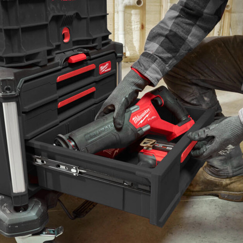 Milwaukee PACKOUT 2 + 1 Drawer Tool Box - 4932493190 | Milwaukee ...