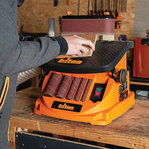Triton TSPS T450 Electric Oscillating Spindle & Belt Sander - 240V ...