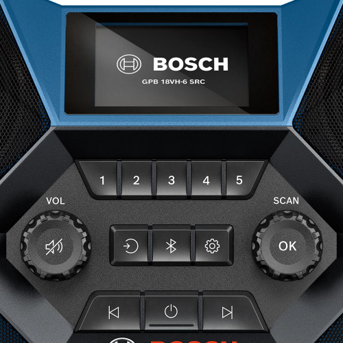 Bosch GPB 18VH-6 SRC Dual Voltage Radio with Bluetooth, FM & DAB+ ...