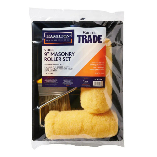 Hamilton For The Trade 5 Piece 9" Masonry Roller Set - ITS